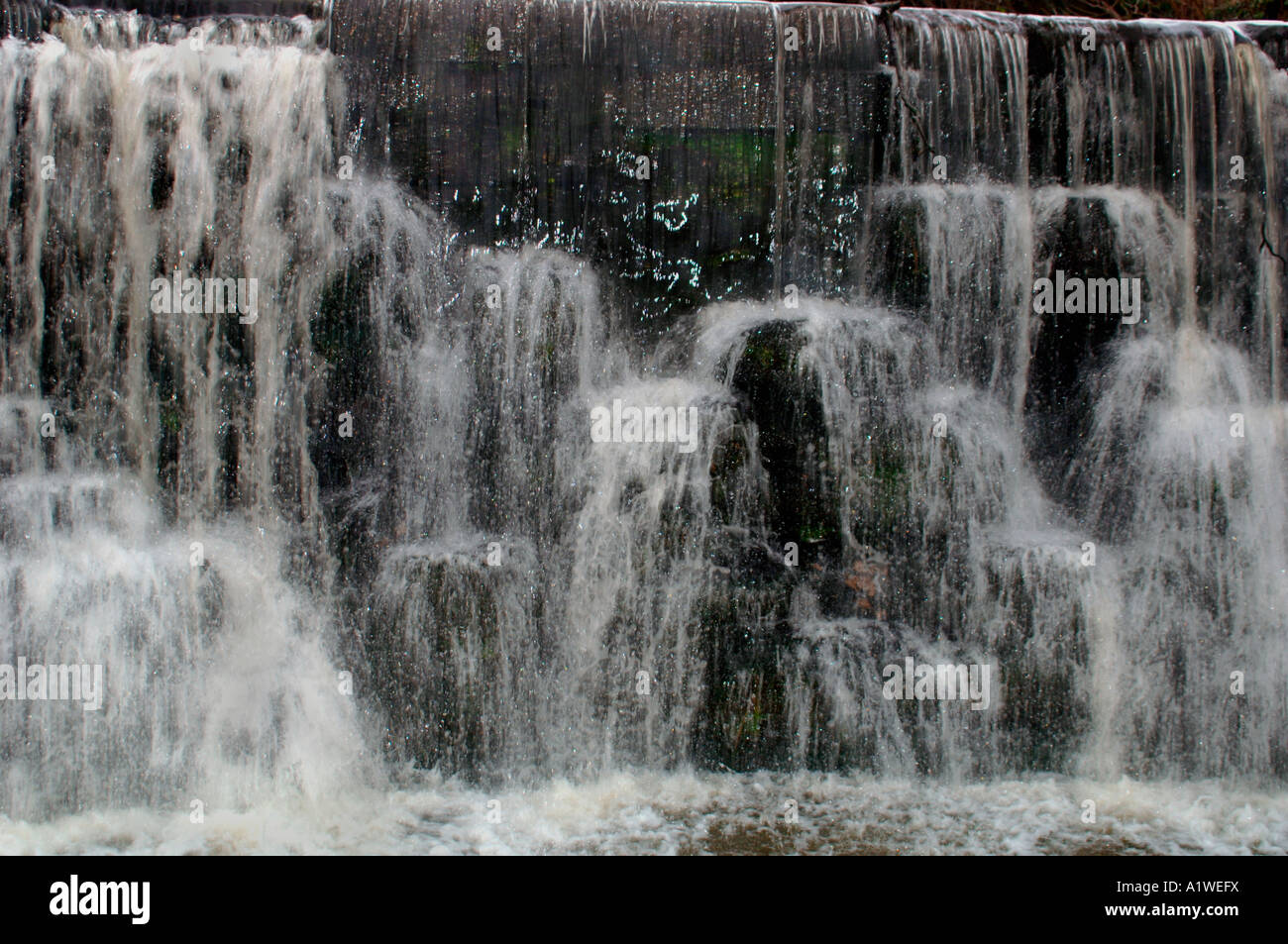 Man Made Waterfall Stock Photo - Alamy