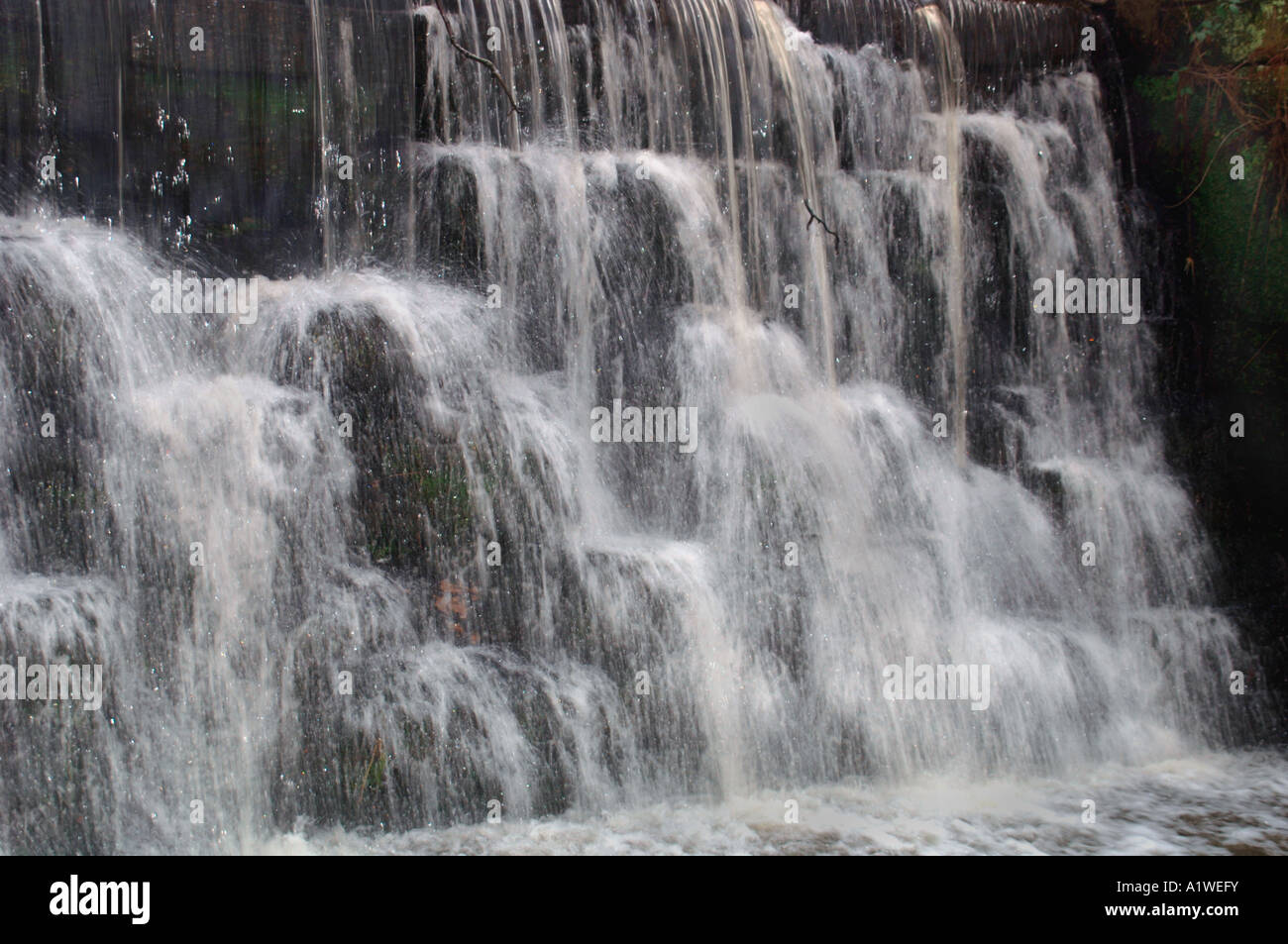 Man Made Waterfall Stock Photo - Alamy