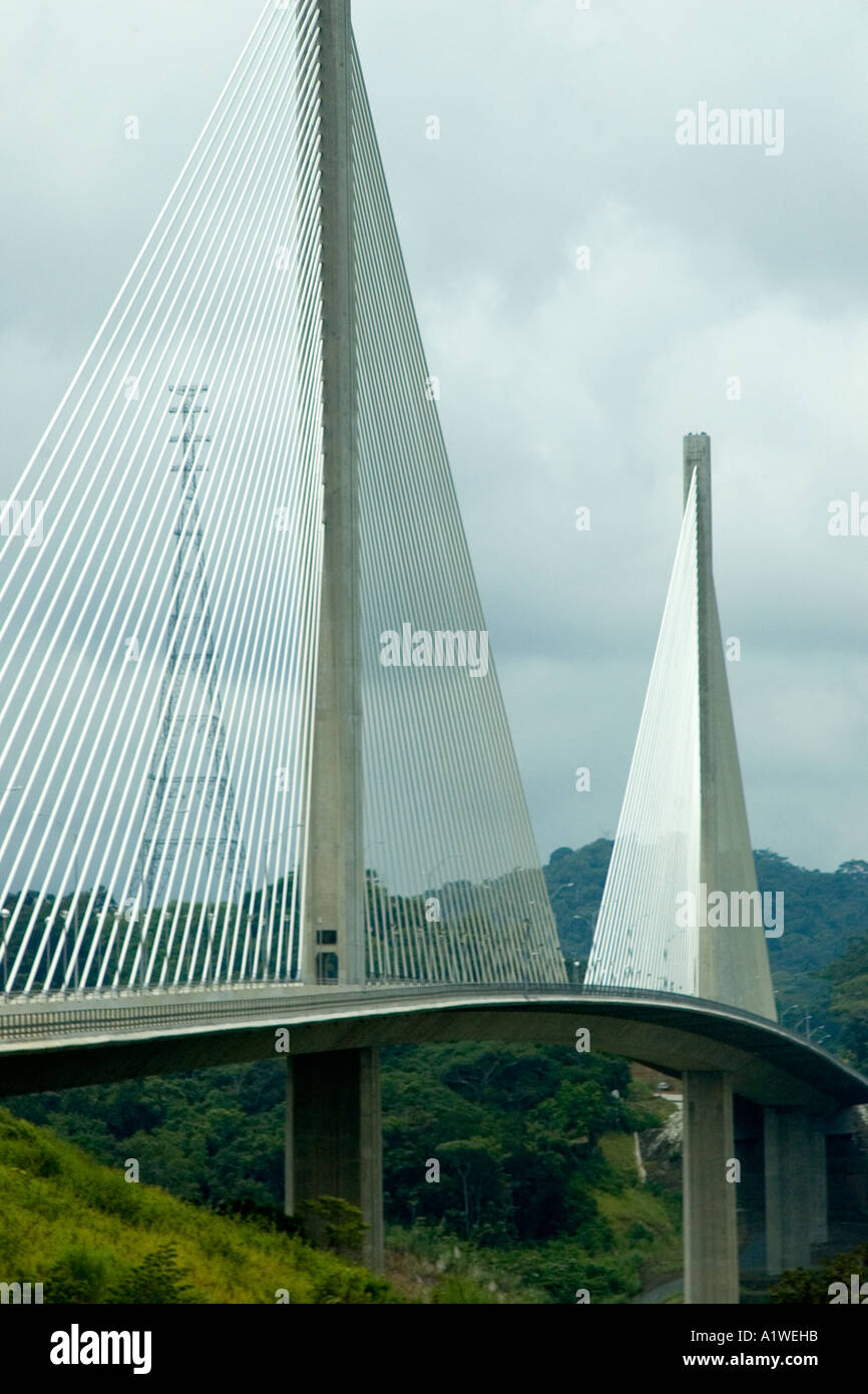 Centennial Bridge across the Panama Canal, Panama Stock Photo - Alamy