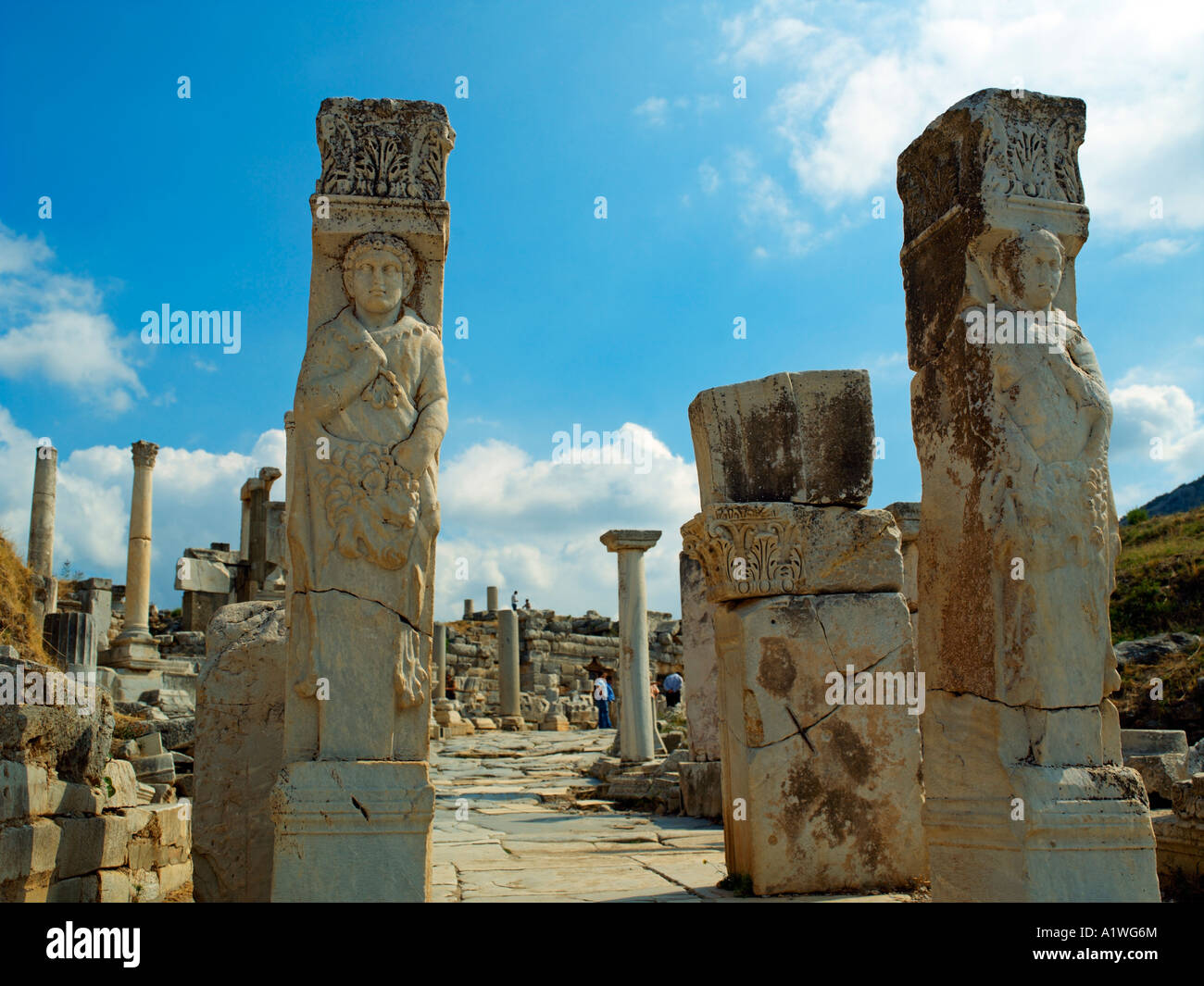Ephesus turkey gate of hercules hi-res stock photography and images - Alamy