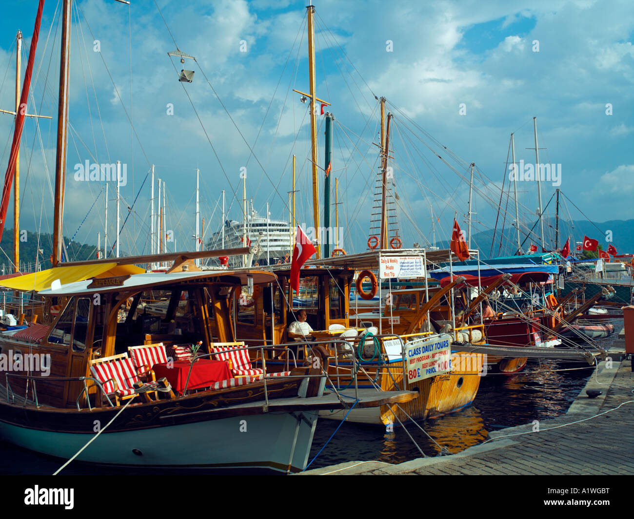 The waterfront at Marmaris in Turkey Stock Photo - Alamy