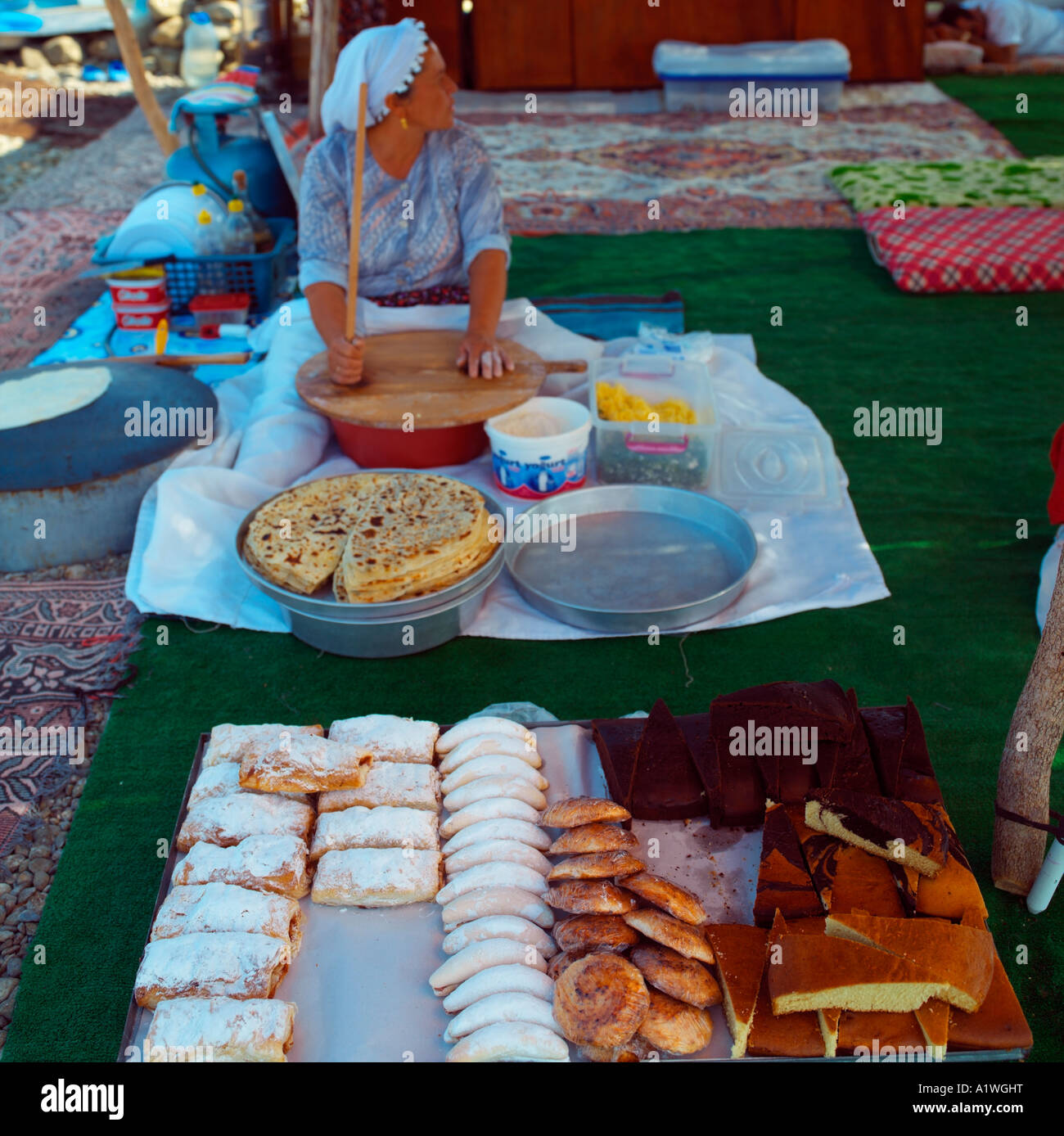 Traditional pancake and cake cook Stock Photo - Alamy