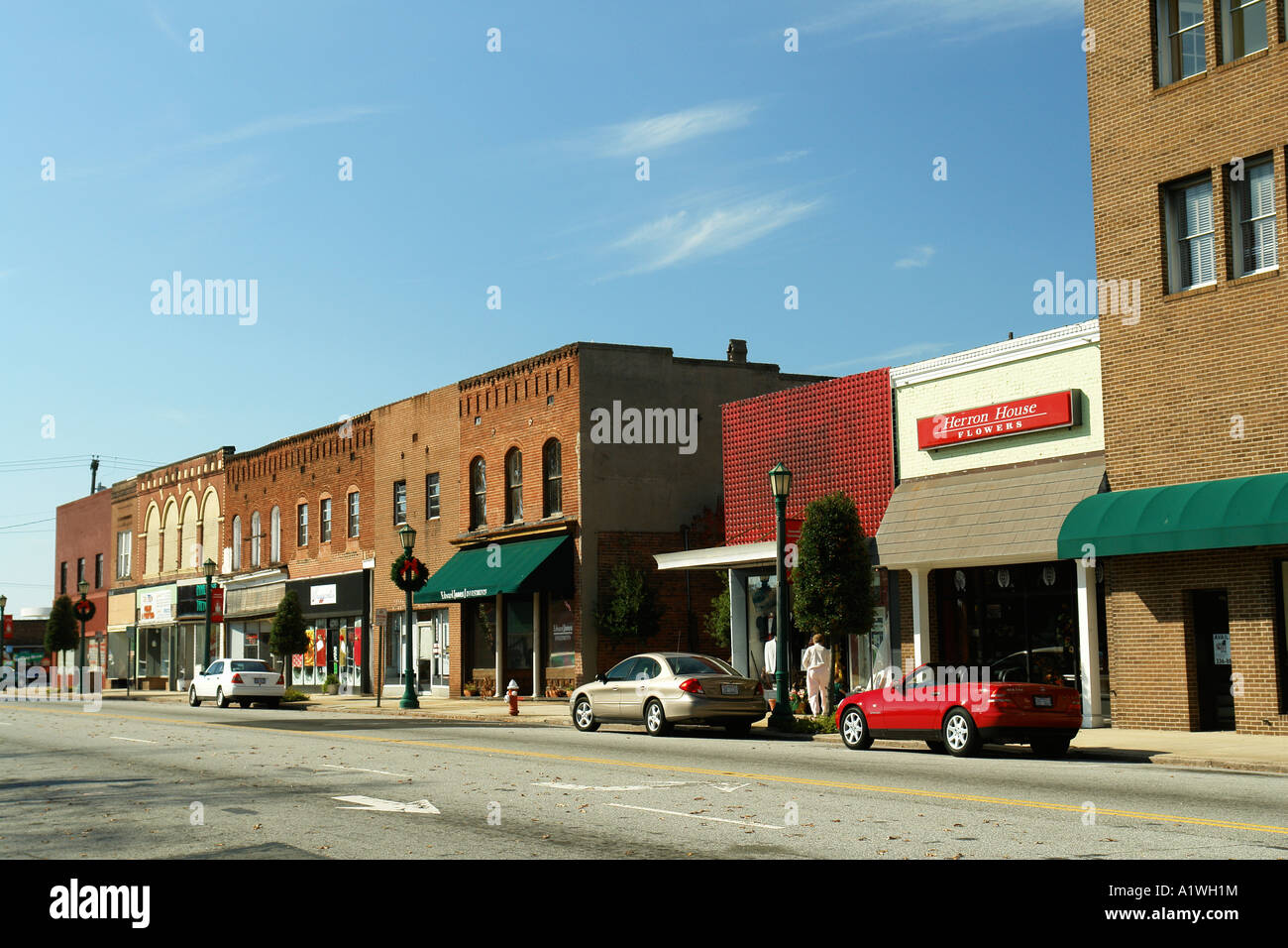 AJD54574, Thomasville, NC, North Carolina, Downtown Stock Photo - Alamy