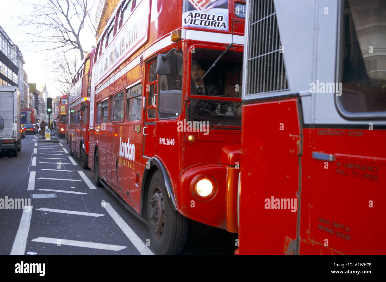 Routemaster.LONDON BUSES 2000 Stock Photo - Alamy