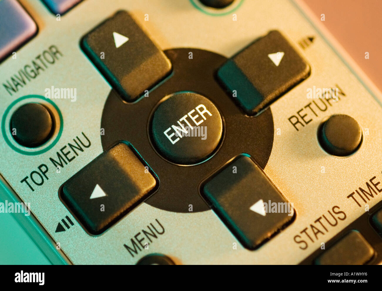 REMOTE CONTROL VIDEO RECORDER DVD ARROWS Stock Photo - Alamy