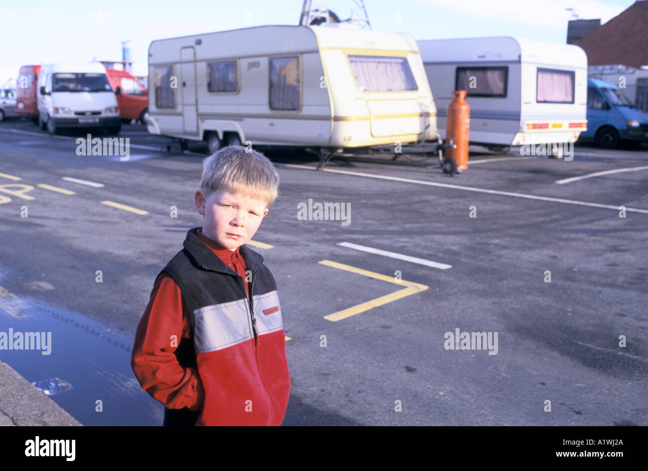 Travellers and their caravans hi-res stock photography and images - Alamy
