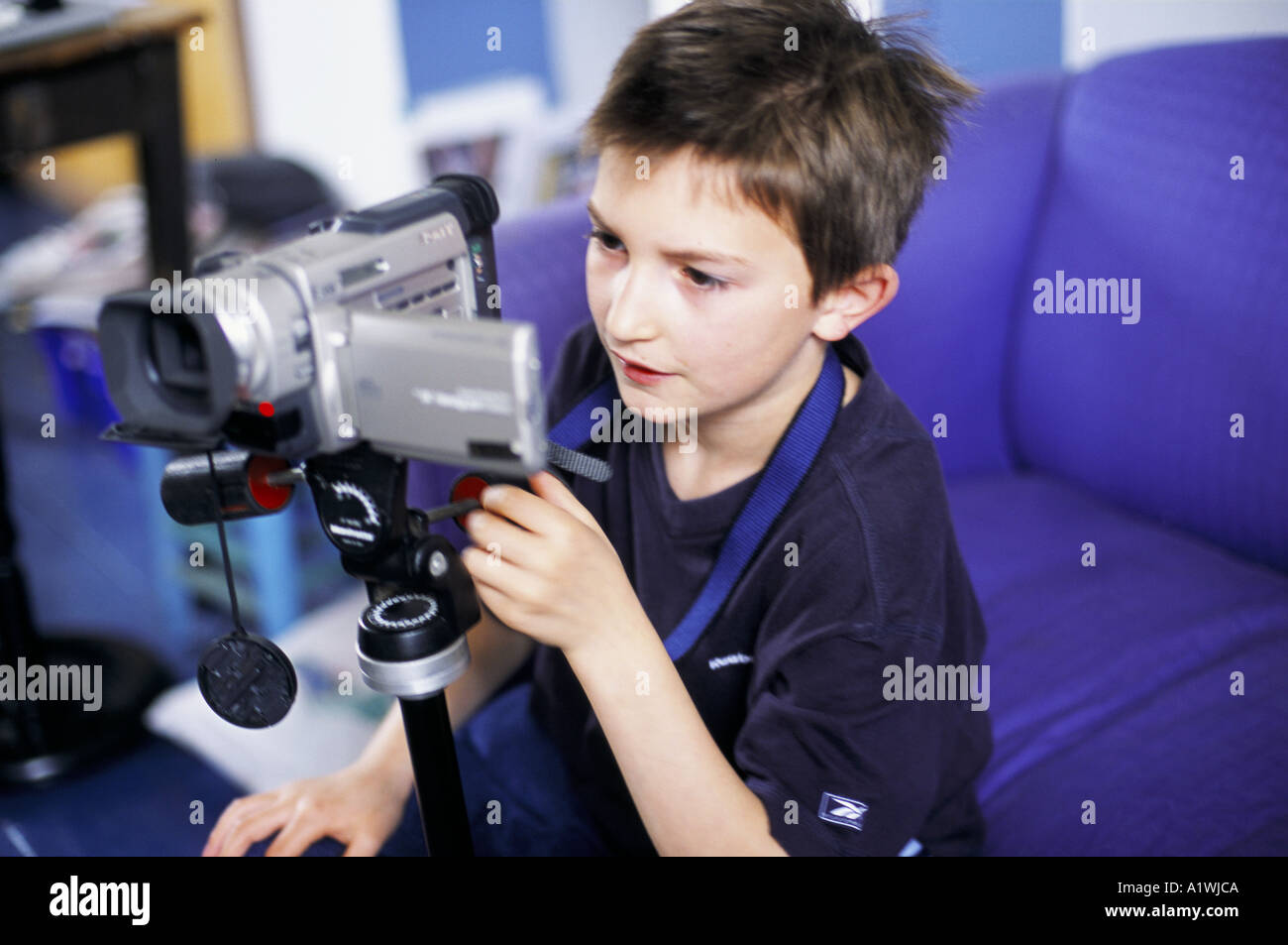 Videocamera screen child hi-res stock photography and images - Alamy
