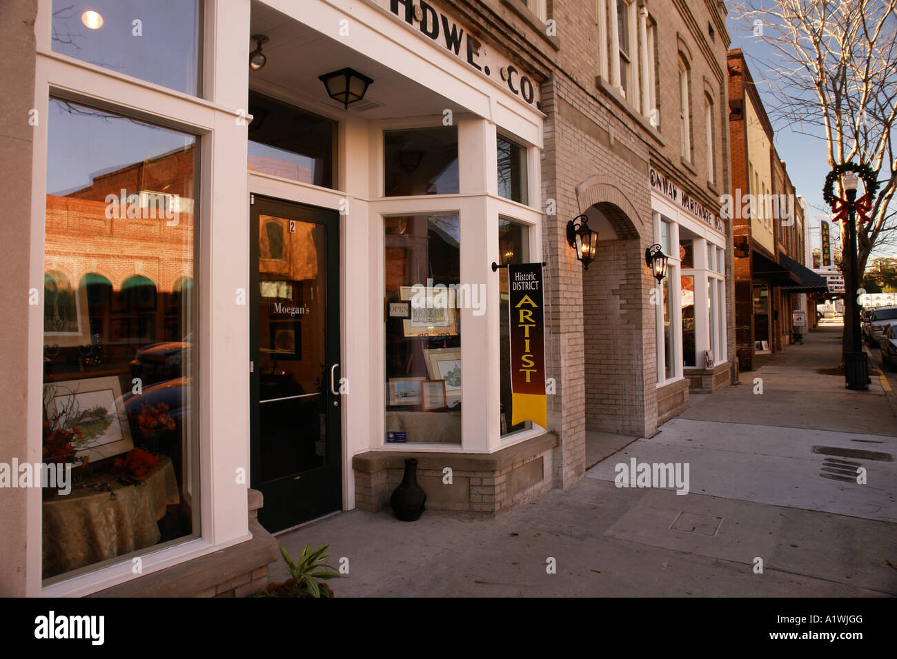 AJD54887, Conway, SC, South Carolina, downtown Stock Photo - Alamy