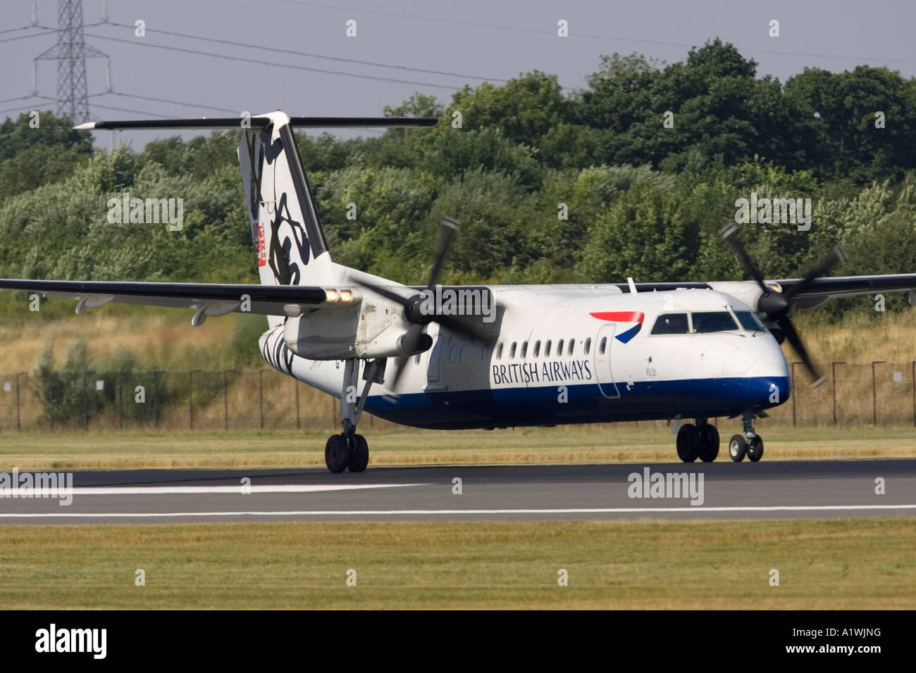 BA British Airways Dash 8 Stock Photo - Alamy