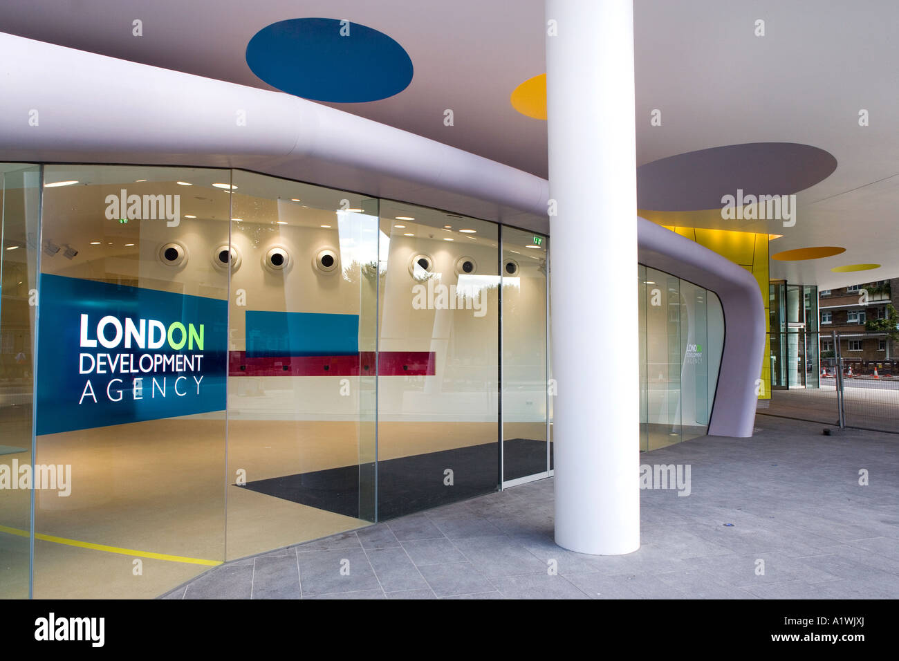Palestra, Southwark, London, 2006. Entrance. Architect: Will Alsop ...