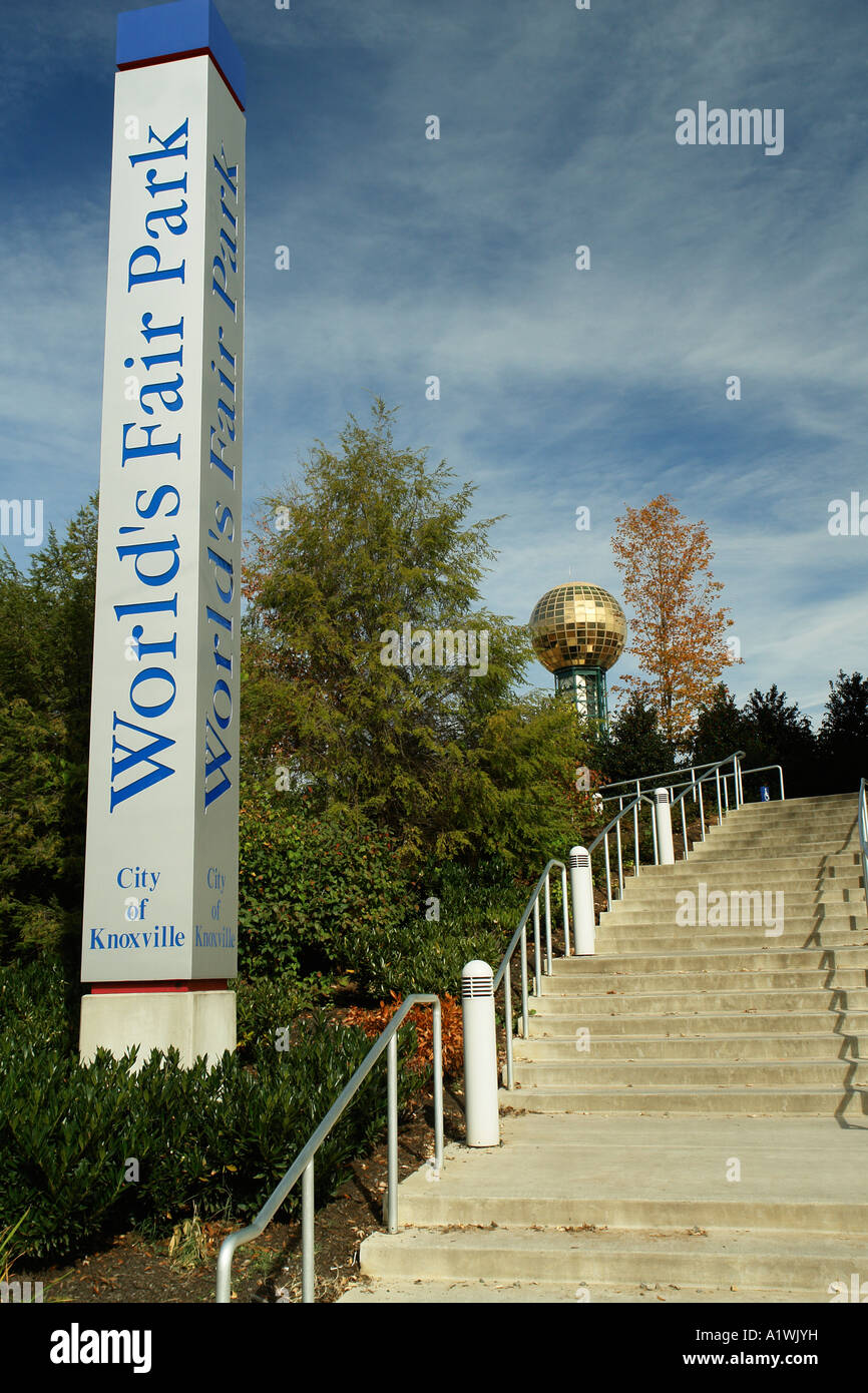 AJD53997, Knoxville, TN, Tennessee, Downtown, Worlds Fair Park Stock ...