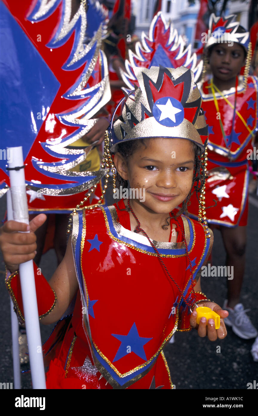 A CHILD IN COSTUME , dressed as a GLADIATOR AT NOTTING HILL CARNIVAL ...