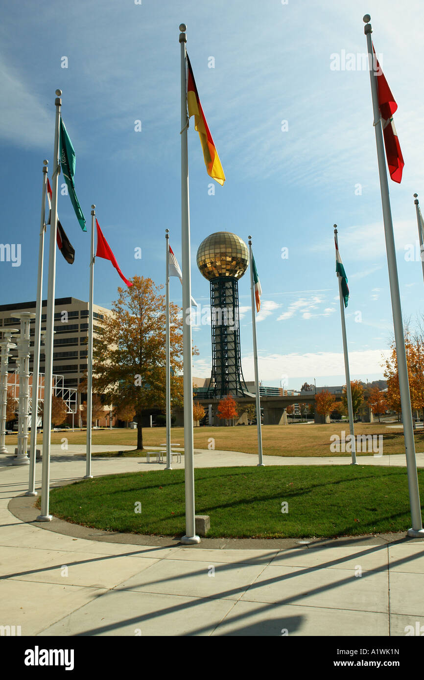 1982 worlds fair sunsphere hi-res stock photography and images - Alamy