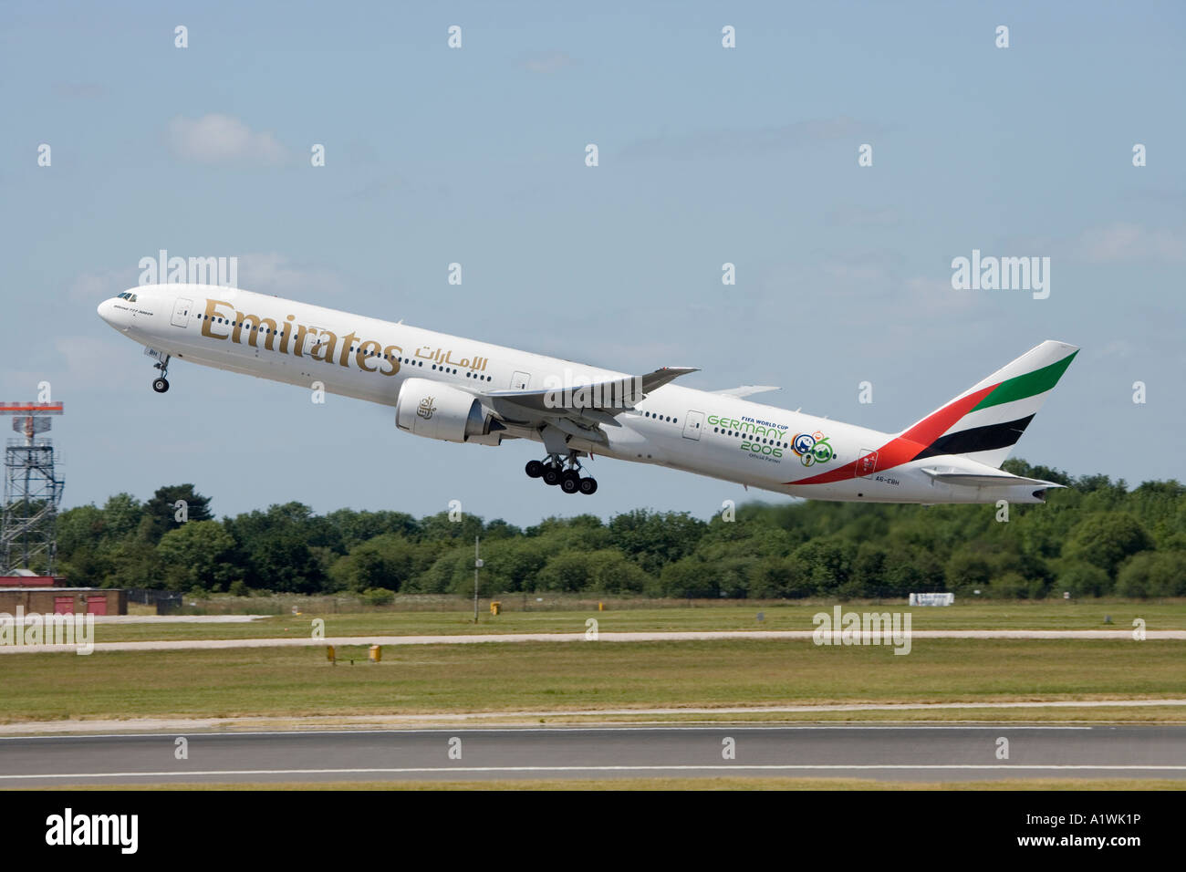 Emirates Boeing 777 ER triple seven Stock Photo - Alamy
