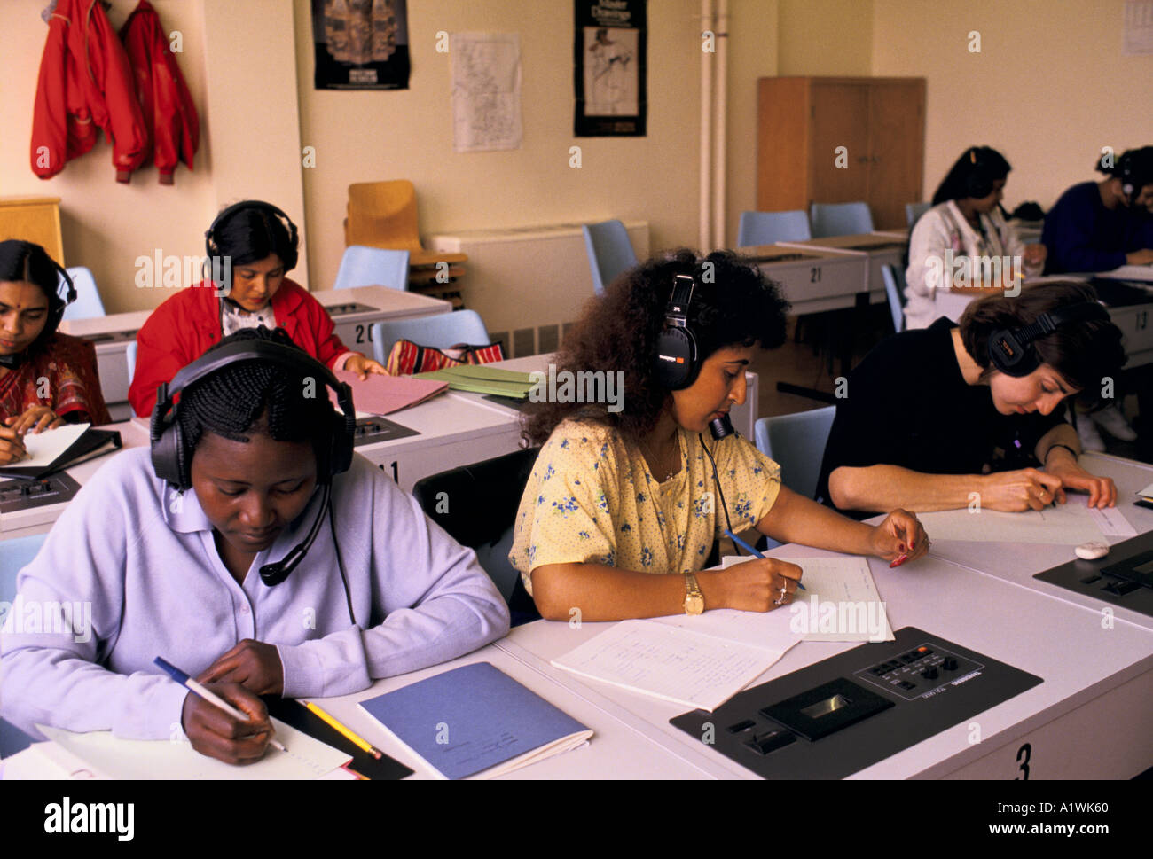 Lesson tape recorder hi-res stock photography and images - Alamy