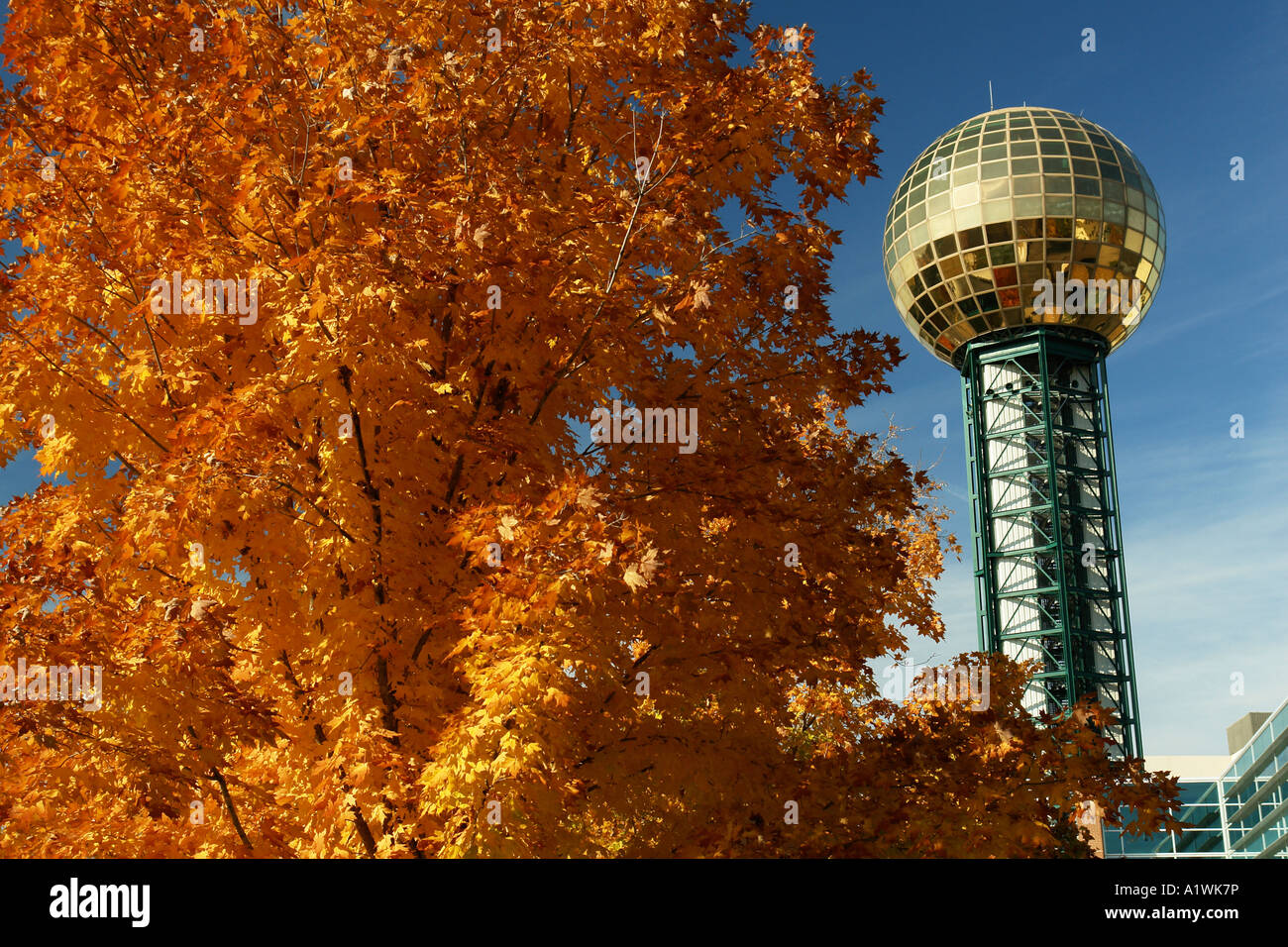 AJD54059, Knoxville, TN, Tennessee, 1982 World's Fair Sunsphere Stock ...