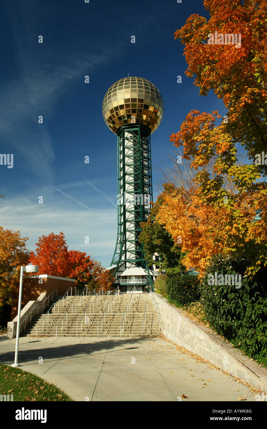 AJD54062, Knoxville, TN, Tennessee, 1982 World's Fair Sunsphere Stock ...