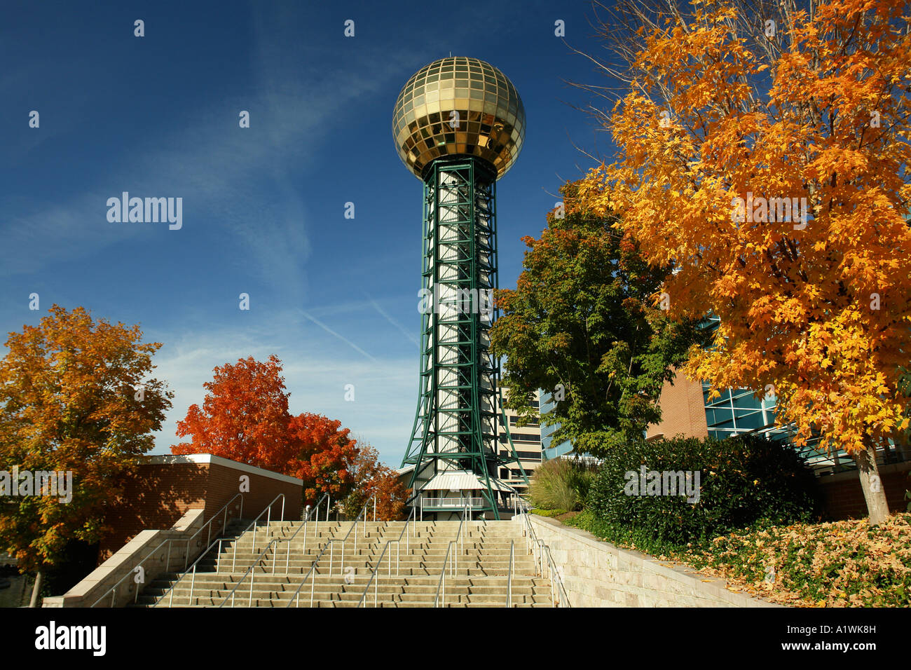 AJD54063, Knoxville, TN, Tennessee, 1982 World's Fair Sunsphere Stock ...