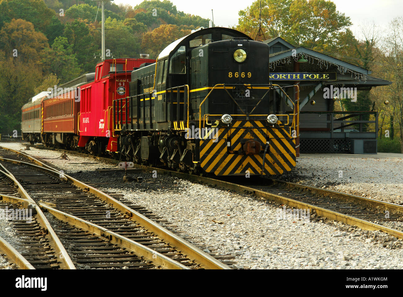 AJD54139, Chattanooga, TN, Tennessee, Tennessee Valley Railroad, train ...