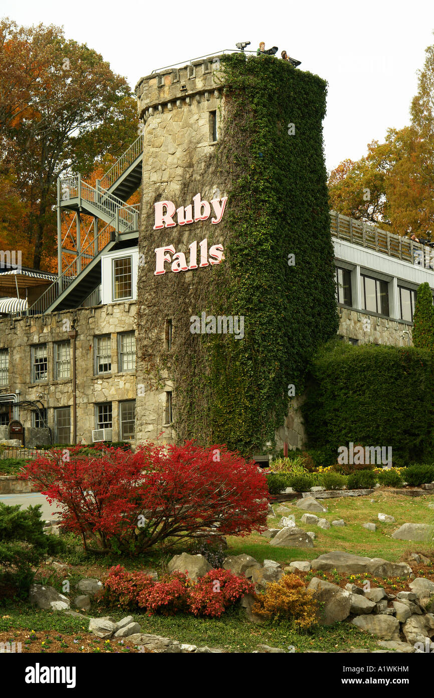 AJD54150, Chattanooga, TN, Tennessee, Ruby Falls, Lookout Mountain ...