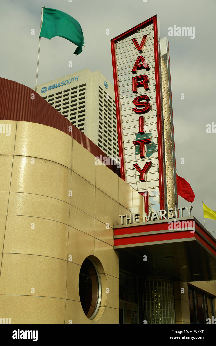 AJD54248, Atlanta, GA, Georgia, Downtown, The Varsity Stock Photo - Alamy