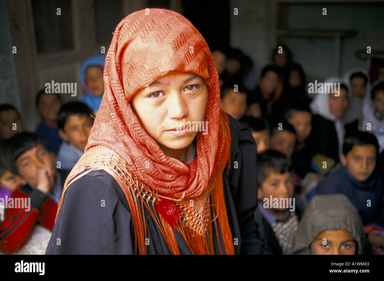 Afghanistan classroom boys hi-res stock photography and images - Alamy