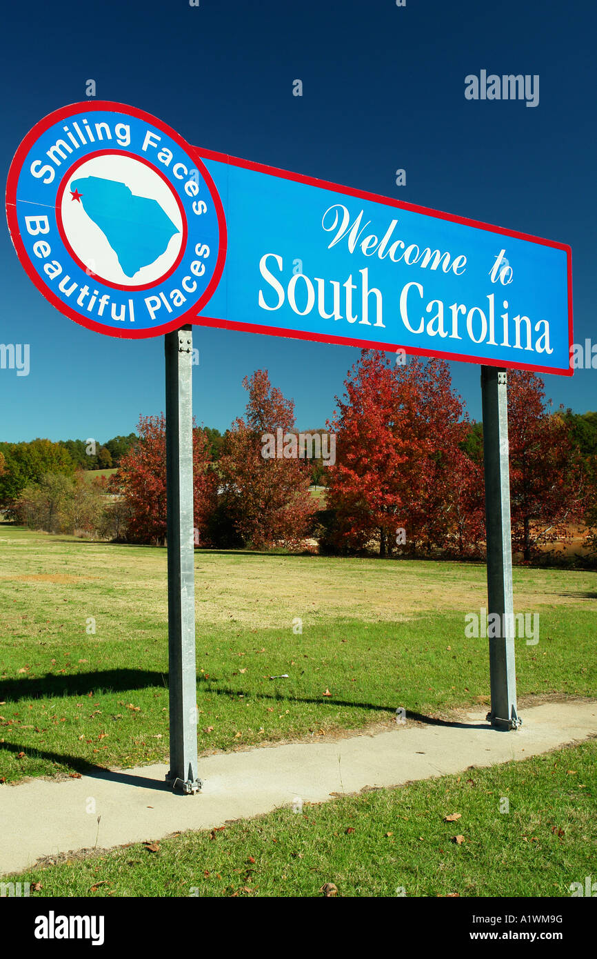 Welcome to south carolina hi-res stock photography and images - Alamy