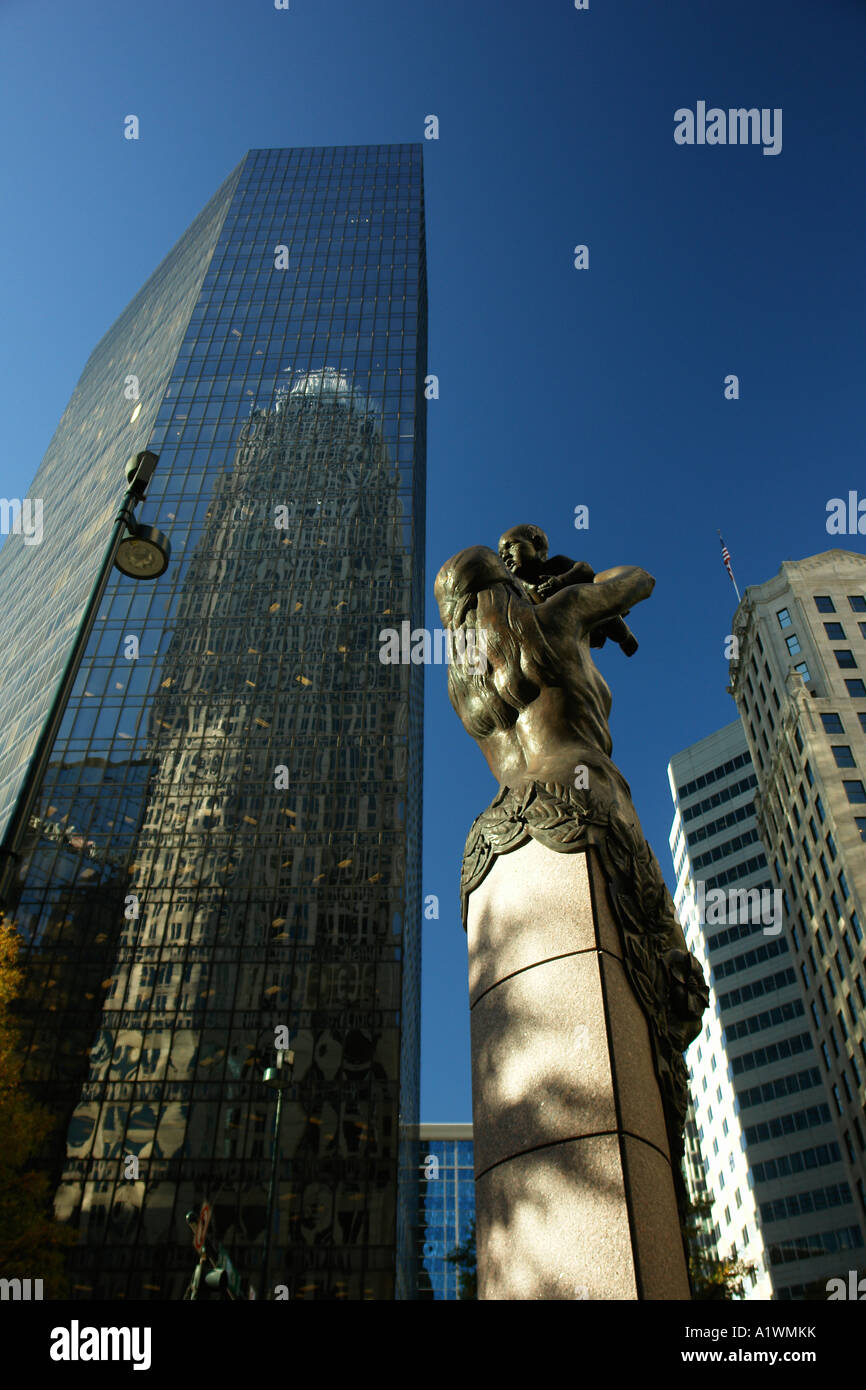 AJD54413, Charlotte, NC, North Carolina, Downtown, high-rise buildings ...