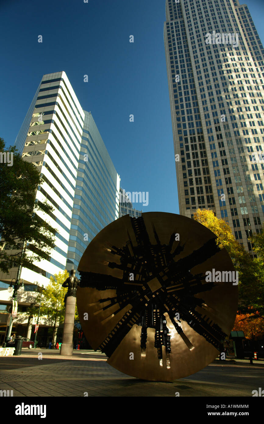 AJD54423, Charlotte, NC, North Carolina, Downtown, high-rise buildings ...