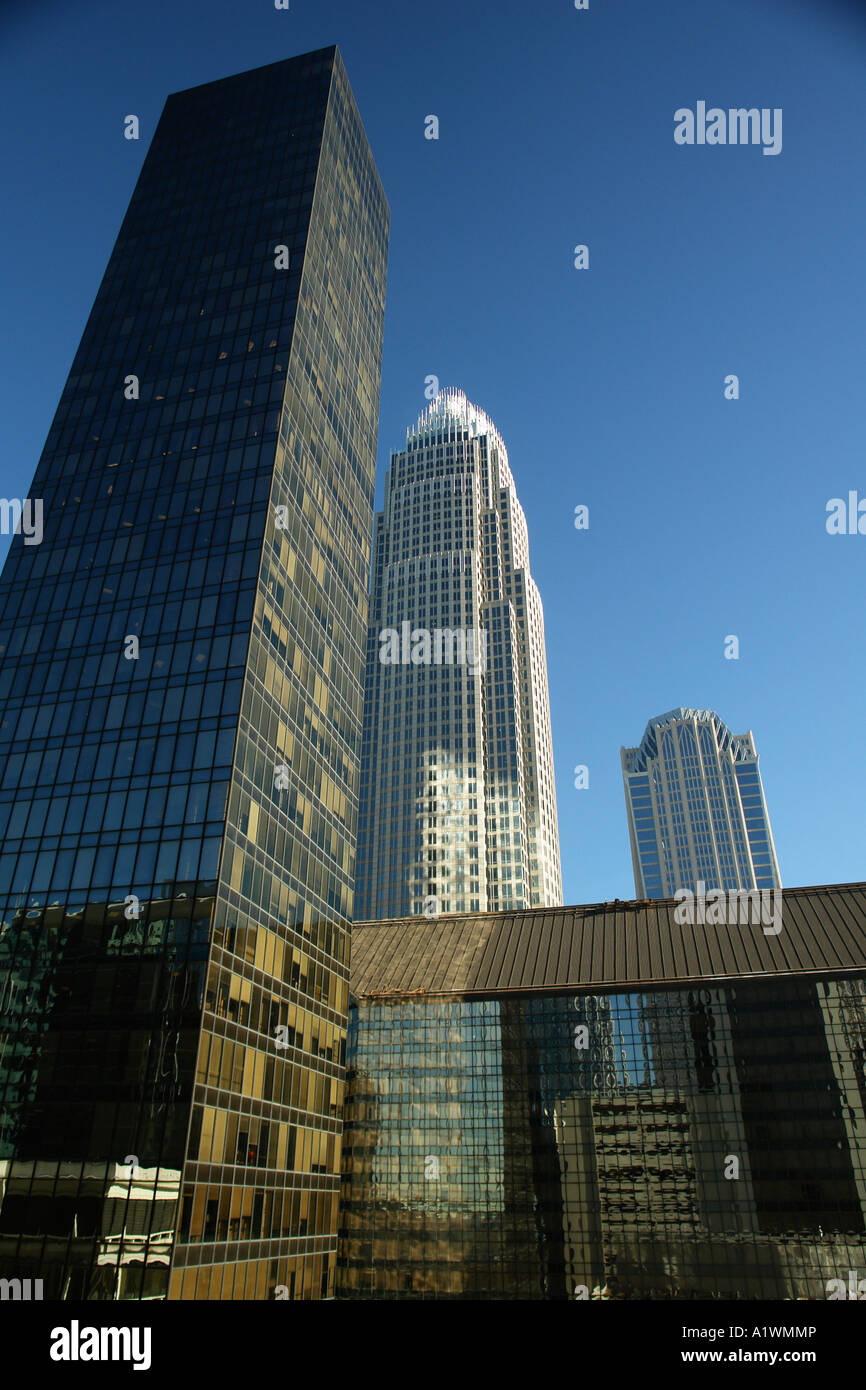 AJD54424, Charlotte, NC, North Carolina, Downtown, high-rise buildings ...