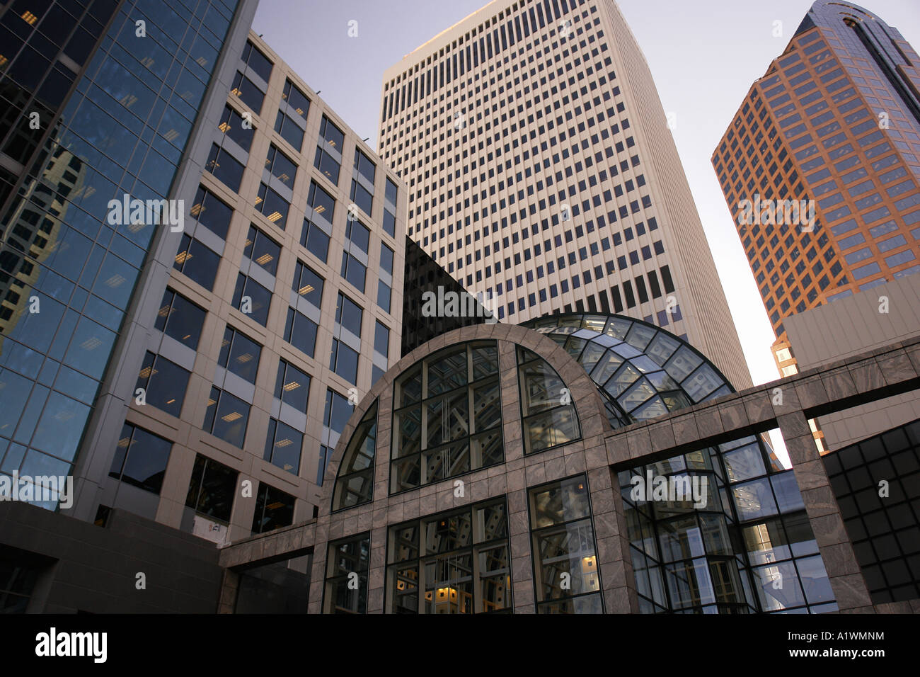 AJD54431, Charlotte, NC, North Carolina, Downtown, high-rise buildings ...