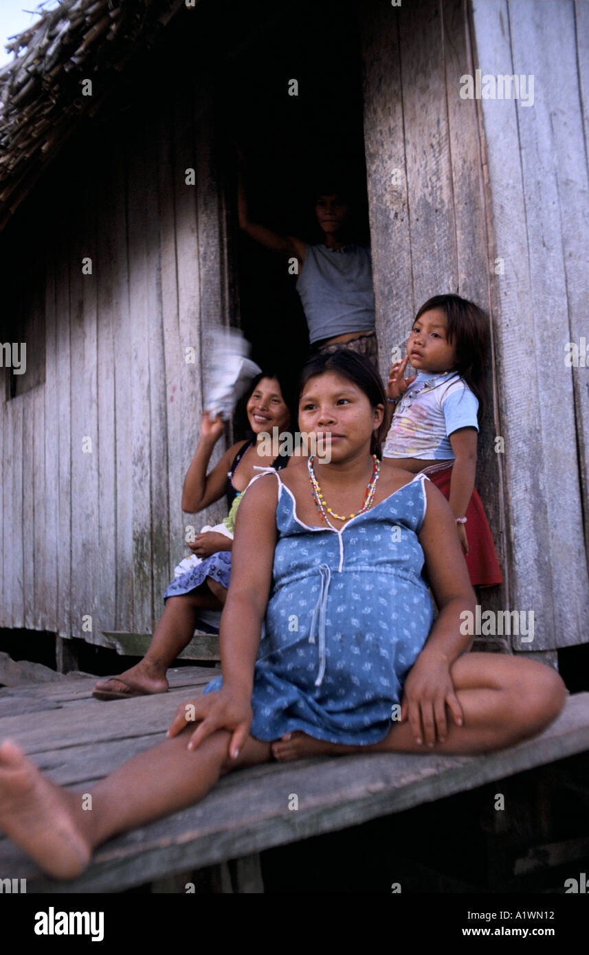 Pregnant indigenous woman hi-res stock photography and images - Alamy
