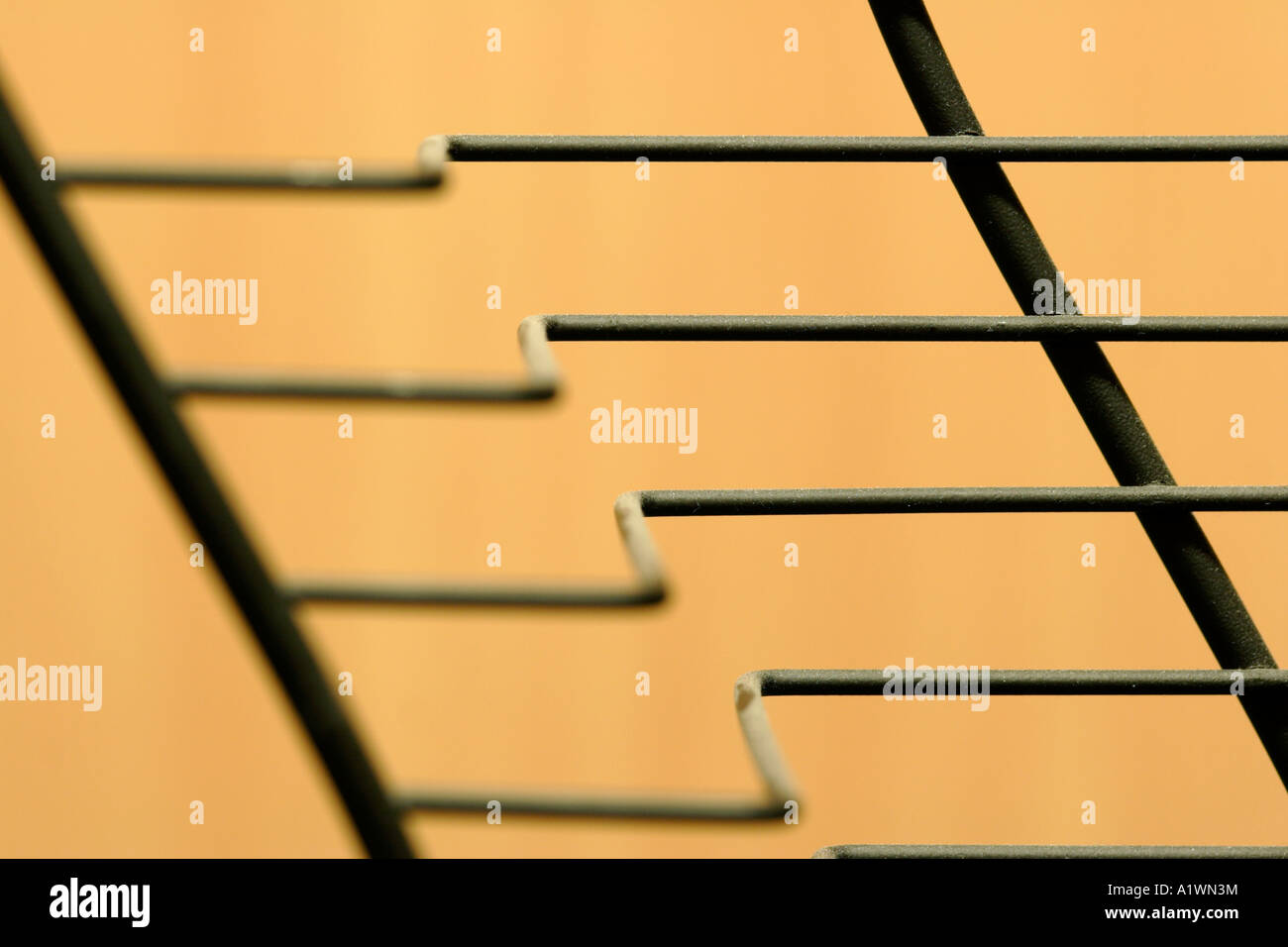 Metal DVD CD rack close up Stock Photo - Alamy