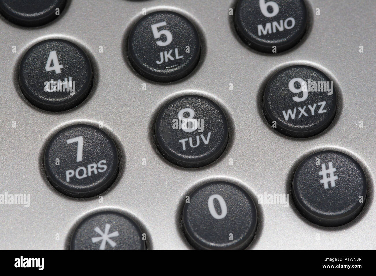 Telephone keypad close up Stock Photo - Alamy