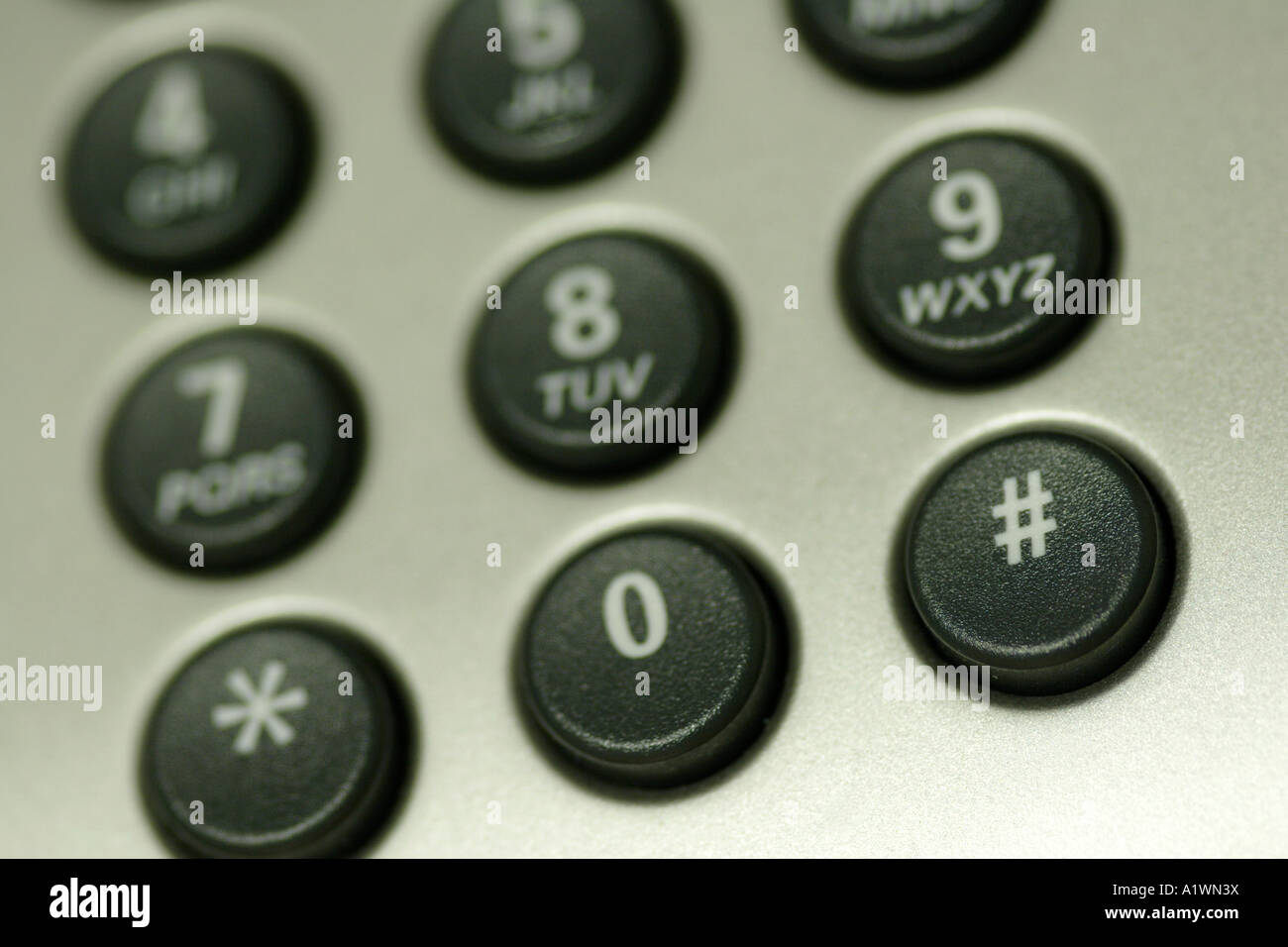 Telephone keypad close up Stock Photo - Alamy