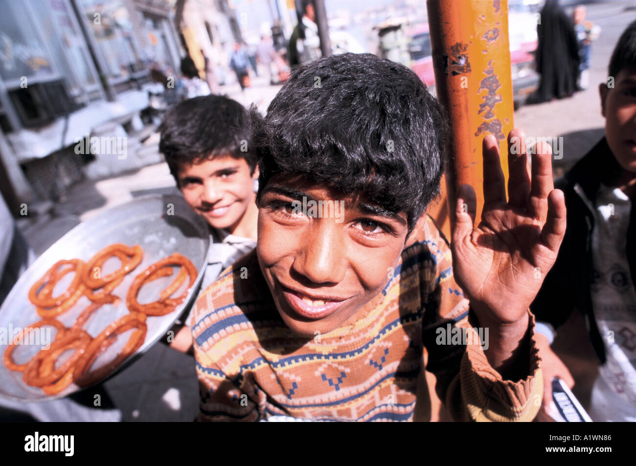 Economy street children hi-res stock photography and images - Alamy