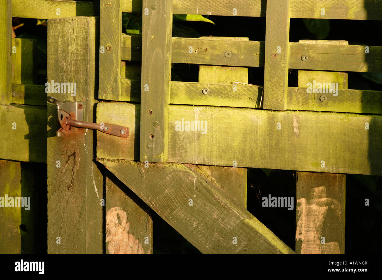 Garden gate England UK Stock Photo - Alamy