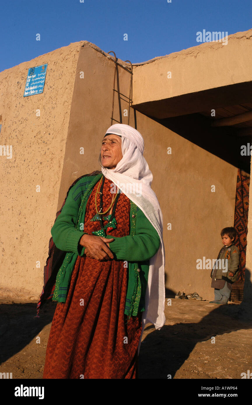 Kushk e Kona Herat province Afghanistan Robia with family home built by ...