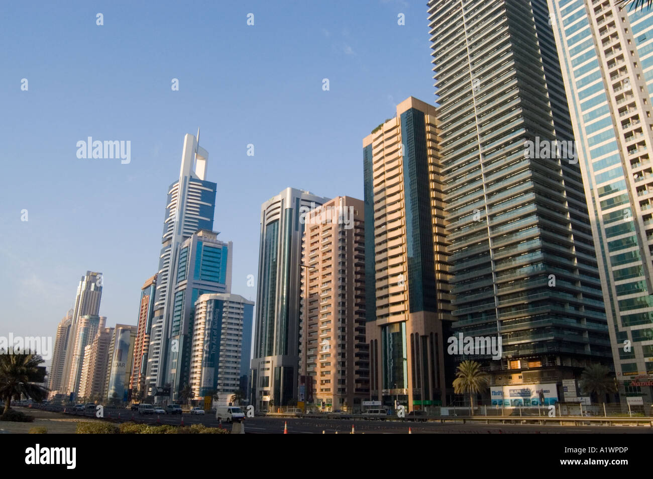 Sheikh Zayed Road Dubai Stock Photo - Alamy