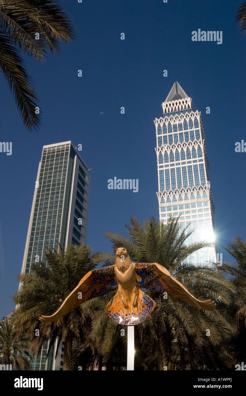Eagle Towers Dubai Stock Photo - Alamy