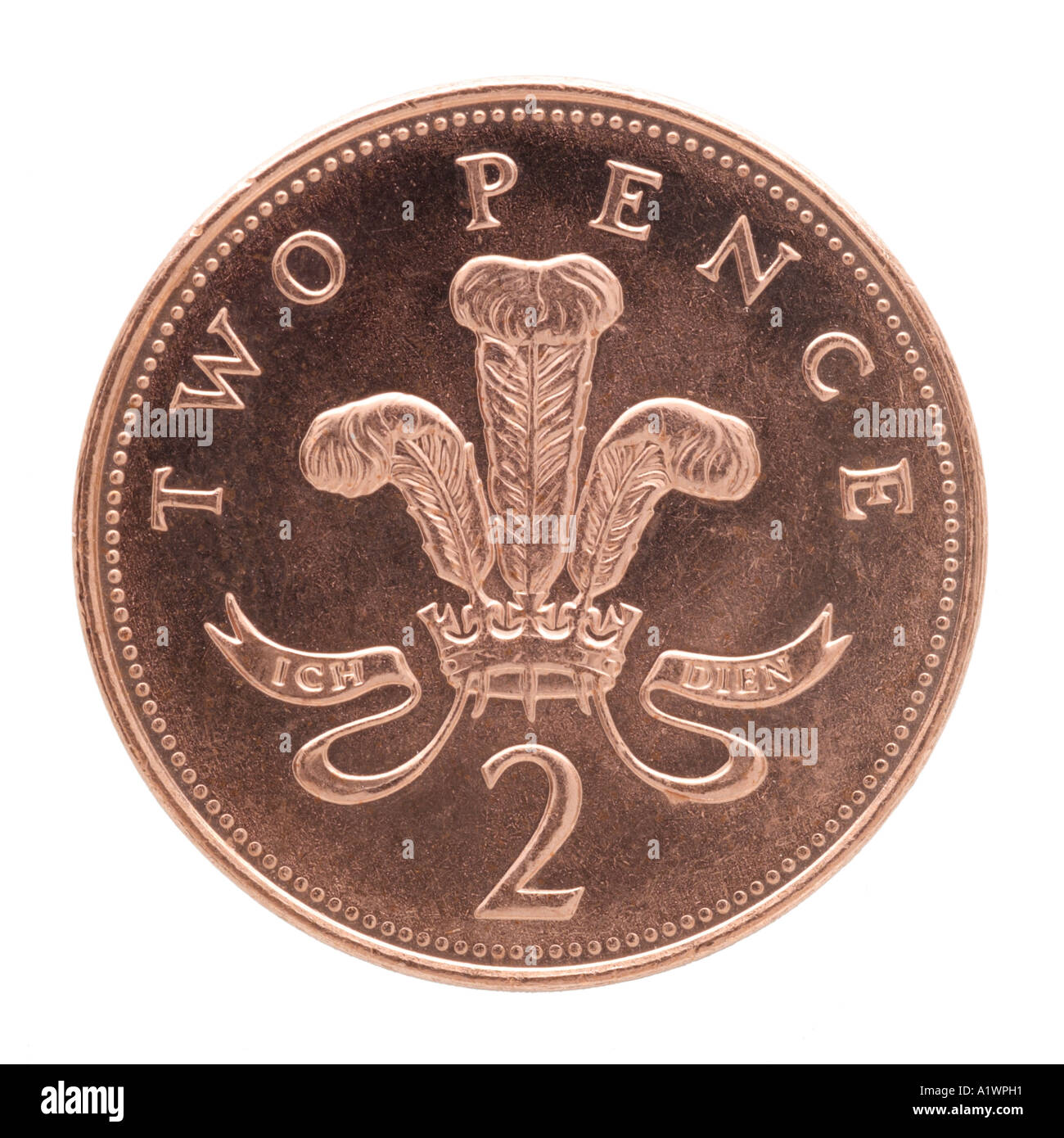 Queen Elizabeth 2 II Reg Regina Decimal 2 two new pence P face right ...