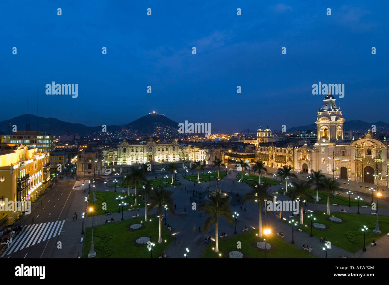 Lima main square hi-res stock photography and images - Alamy
