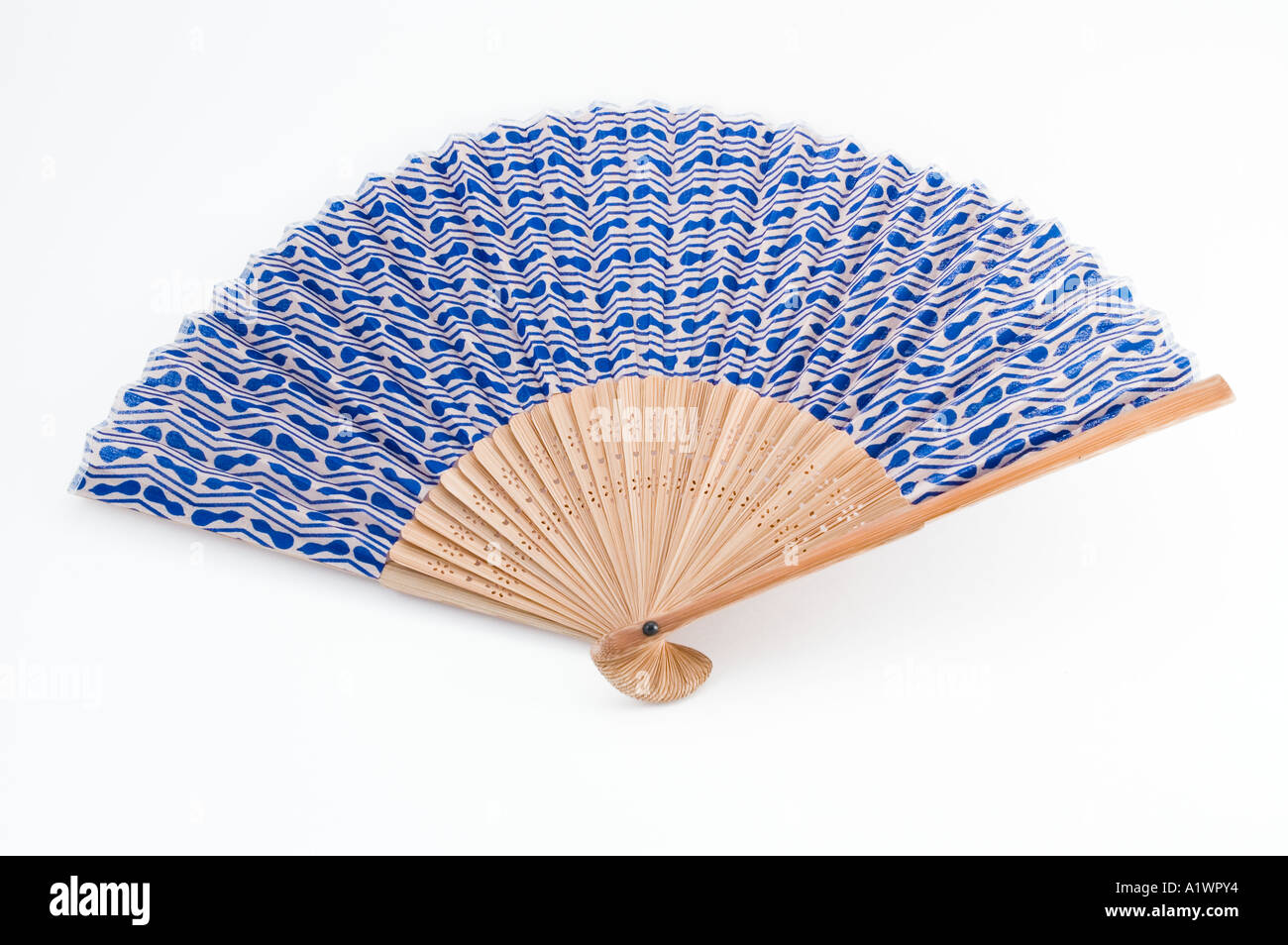 A folding Japanese fan Stock Photo - Alamy