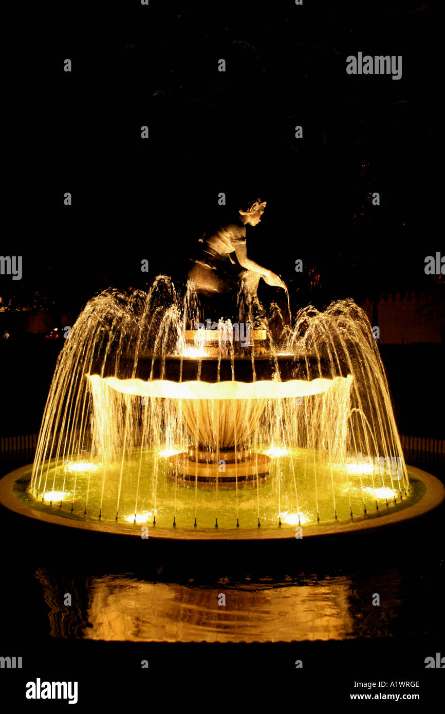 Fountain at Sanam Luang, Bangkok Stock Photo - Alamy