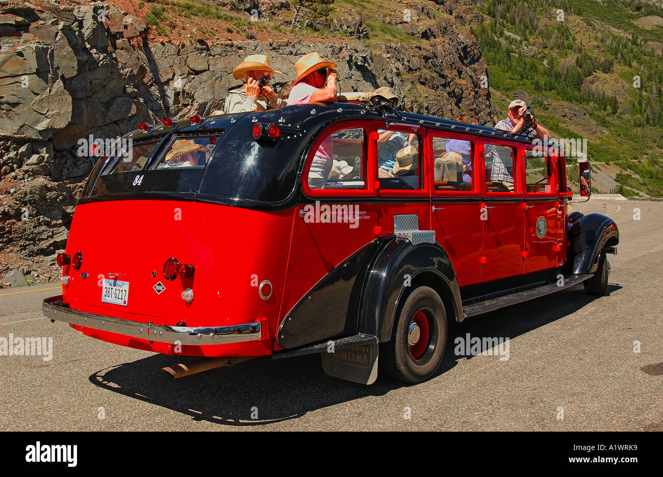 Popular means of transport in Glacier National Park, the unmistakeable ...