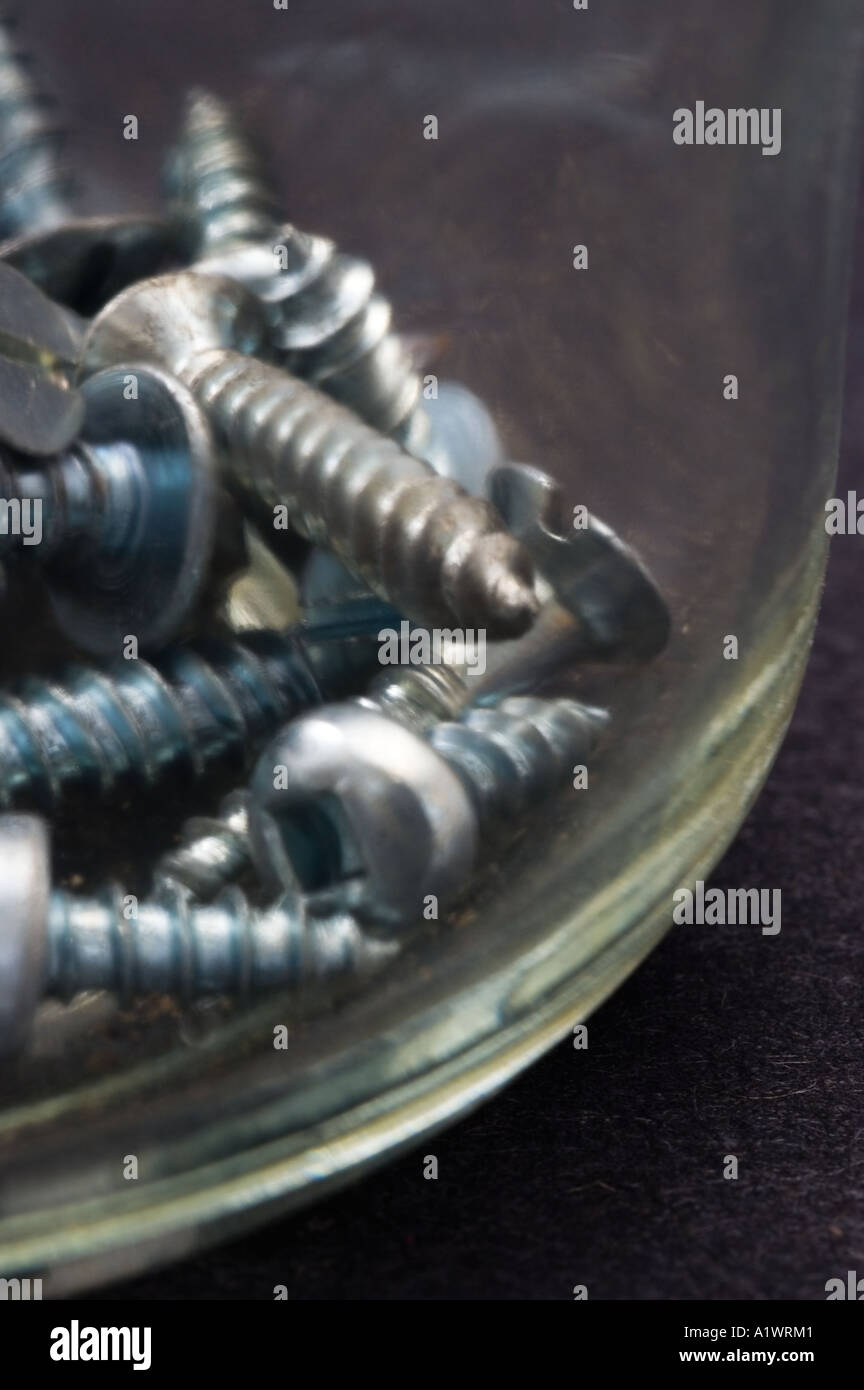Jar of screws hi-res stock photography and images - Alamy