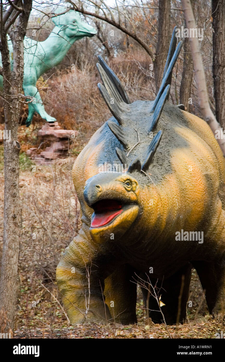 Prehistoric stegosaurus extinct species dinosaur hi-res stock ...