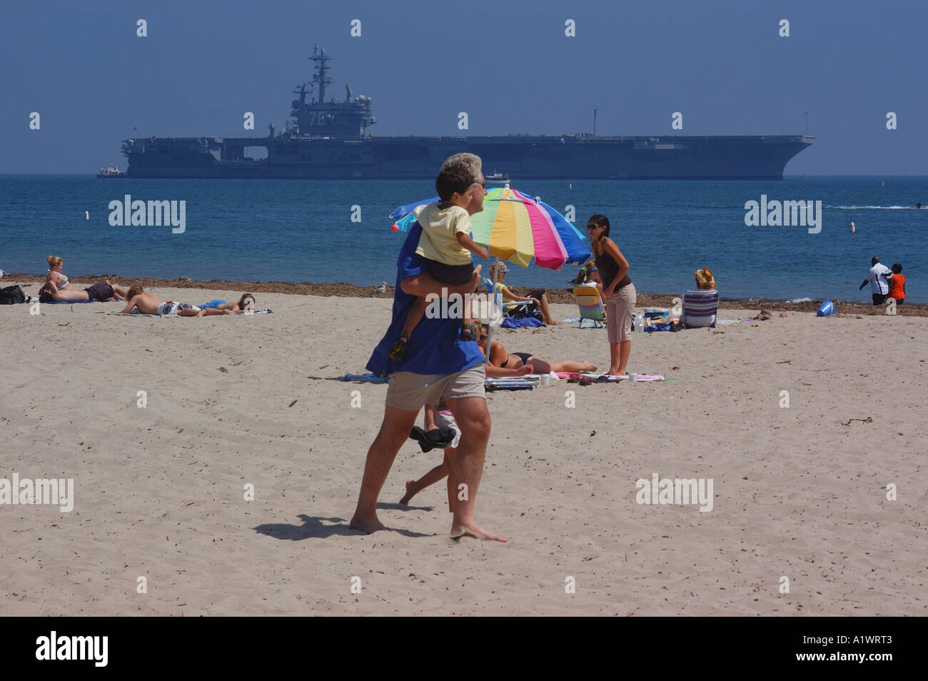 U.S.S. Ronald Reagan Stock Photo - Alamy