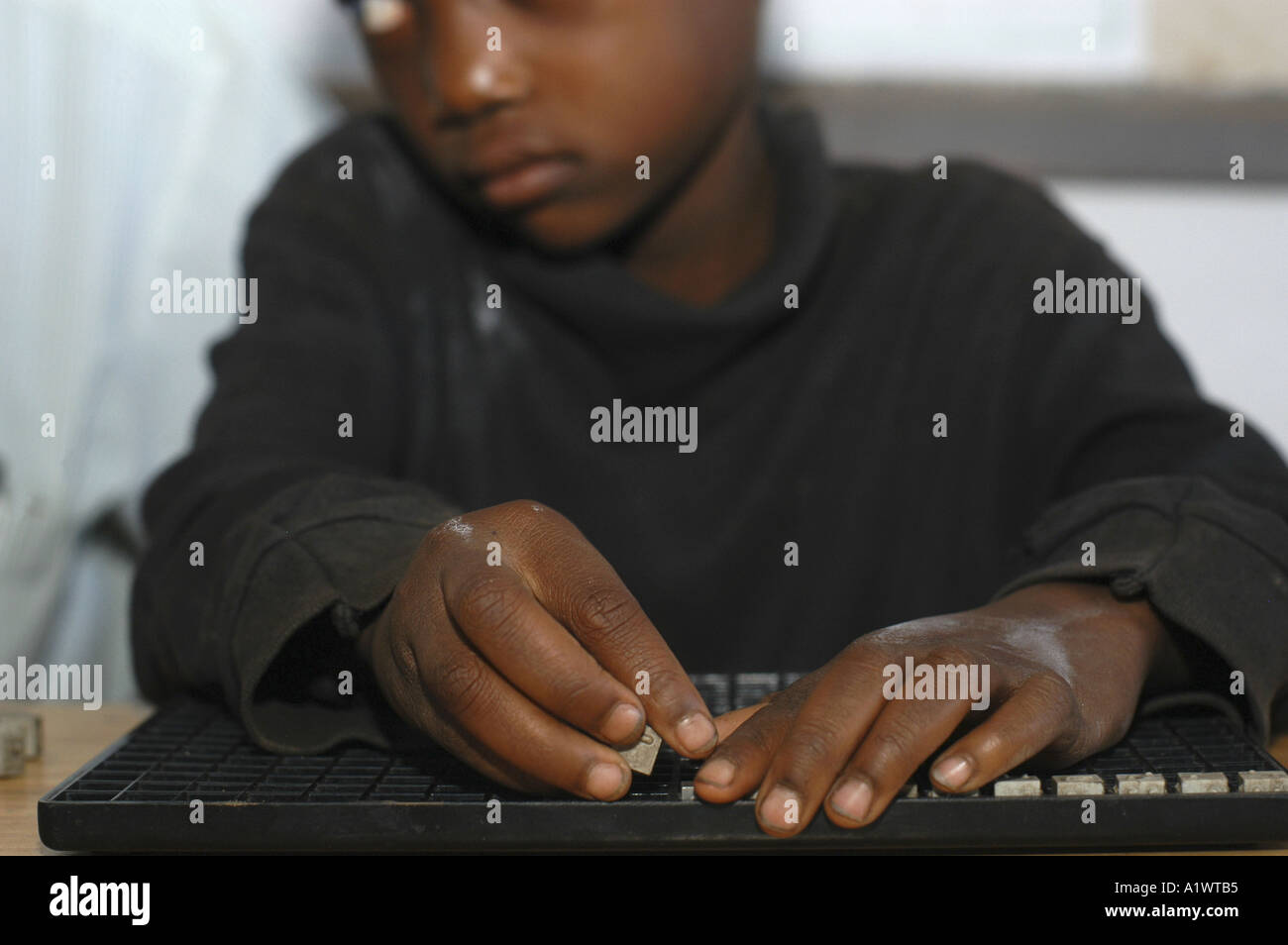 Student blind hi-res stock photography and images - Alamy