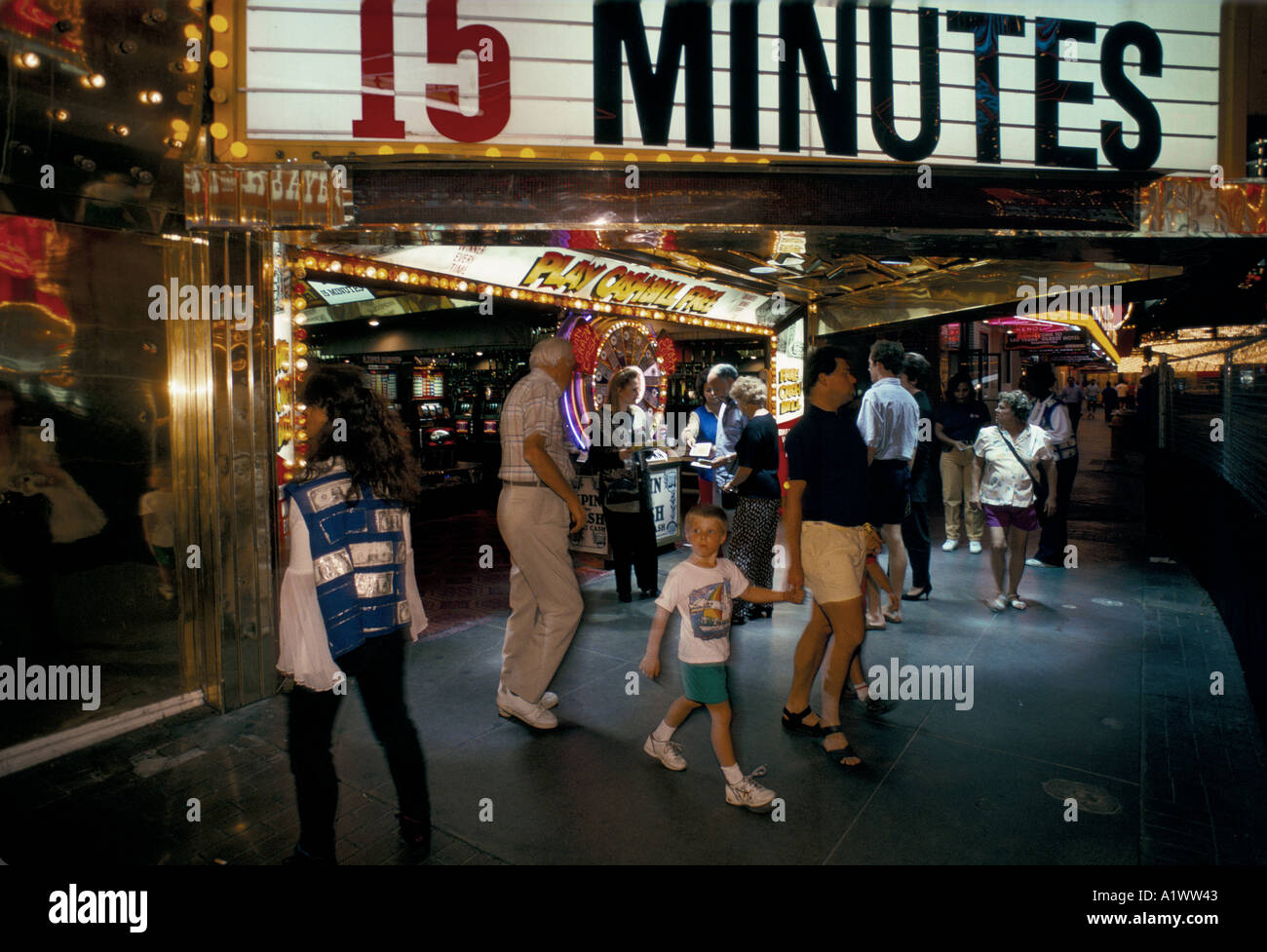LAS VEGAS NEVADA USA 1994 STREET SCENE Stock Photo - Alamy